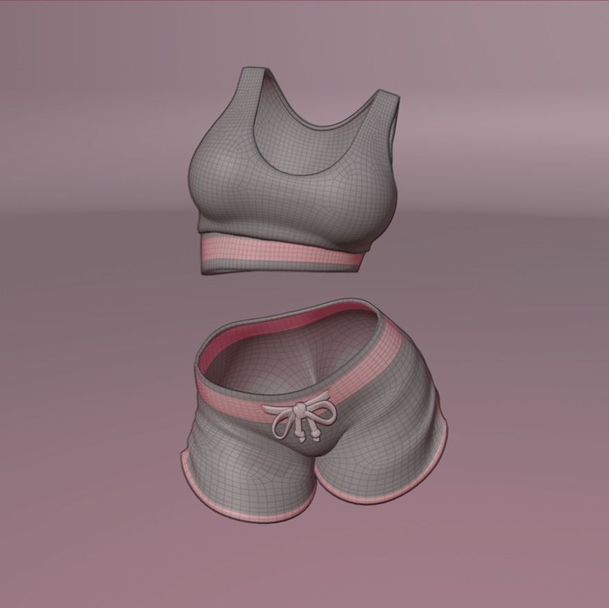 Anime Girl Full Rig Free VRM Sample 3D model rigged | CGTrader