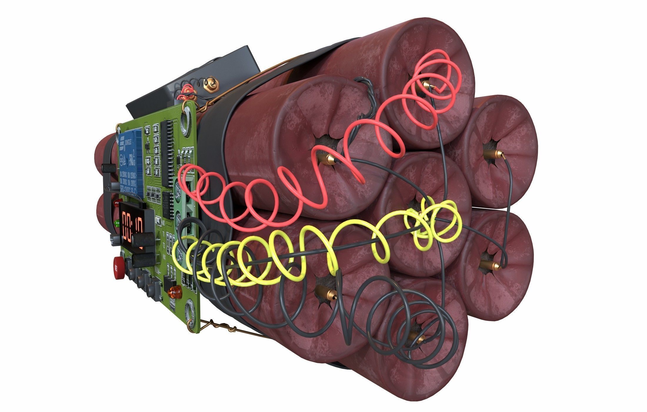 dynamite 3D model | CGTrader