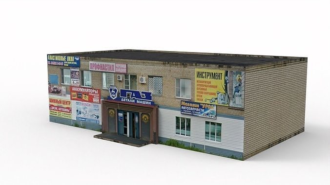 3D model Car shop VR / AR / low-poly | CGTrader