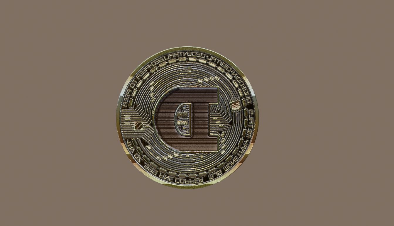 High Low Detail Dogecoin - Cryptocurrency 3D model | CGTrader