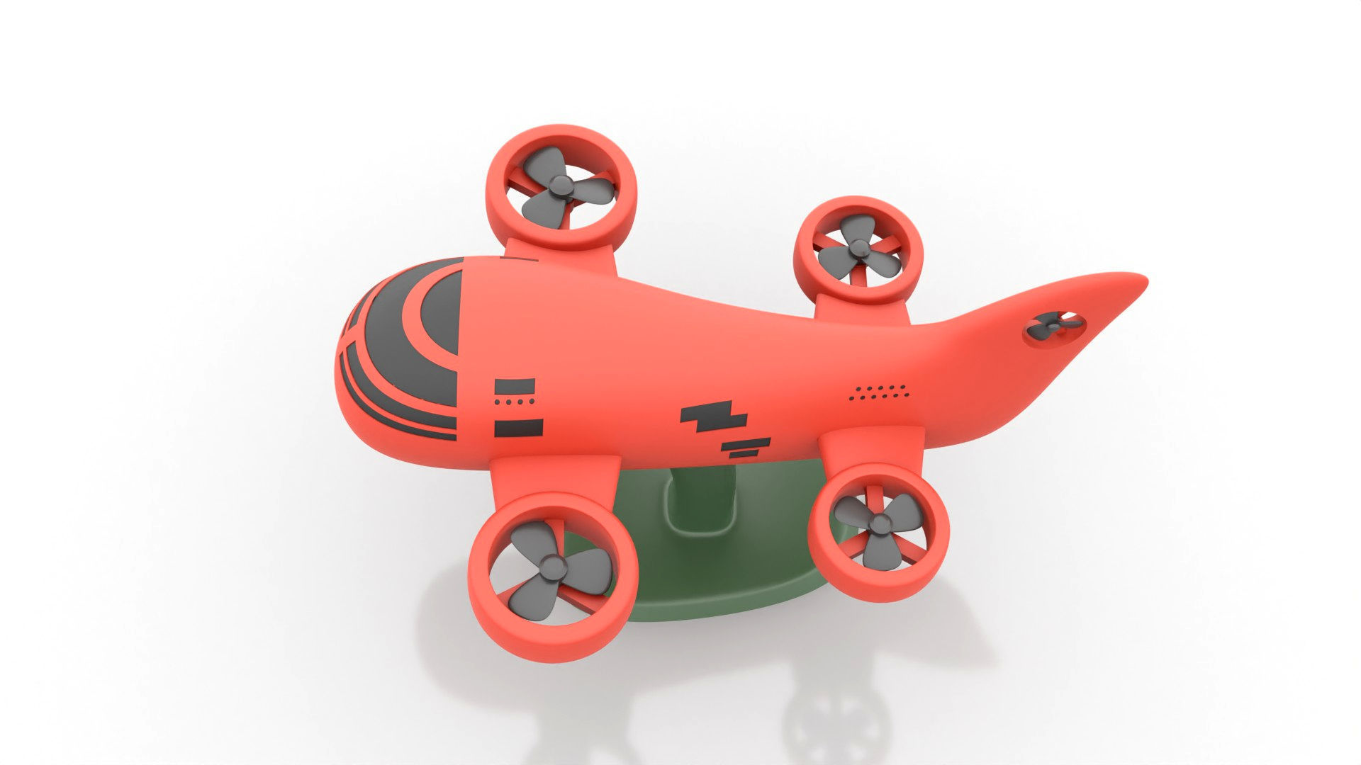 Toppat Clan airship 3D printable 3D model 3D printable | CGTrader