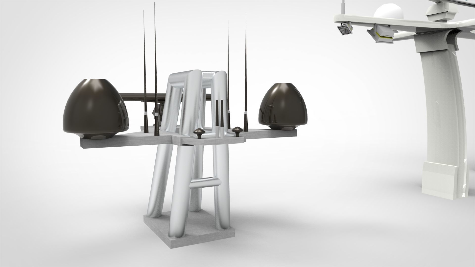 Marine radar 3D model | CGTrader