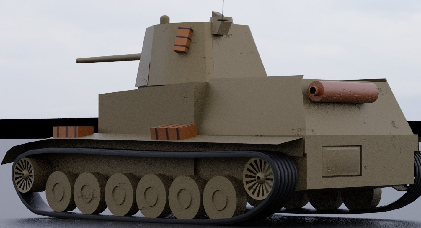 7TP - polish tank - World of Tanks edition 3D model | CGTrader