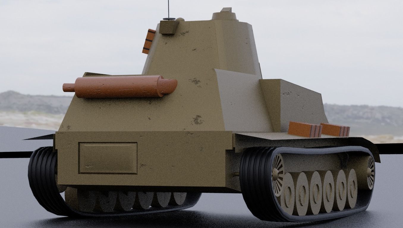 7TP - polish tank - World of Tanks edition 3D model | CGTrader