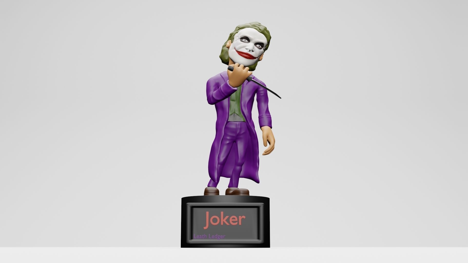 HEATH LEDGER - 3D PRINTING free 3D model 3D printable | CGTrader
