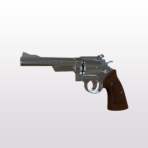 44 Magnum Handgun 3D model | CGTrader