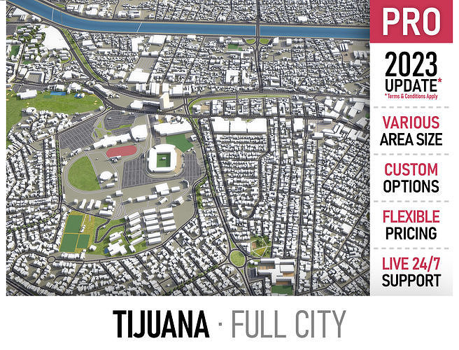 3D model Tijuana VR / AR / low-poly | CGTrader