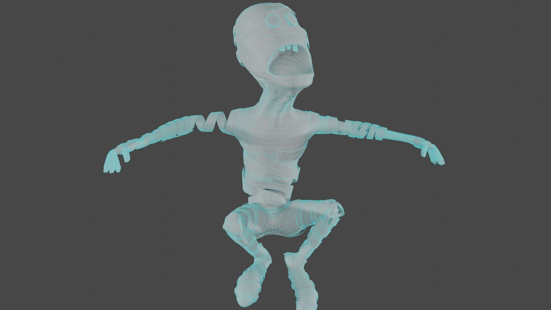 3D model Mummy Stylized and Animated VR / AR / low-poly | CGTrader