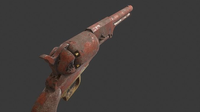 Colt walker 1847 3D model | CGTrader