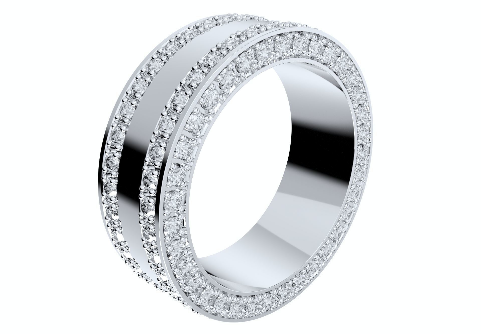 Wedding Set Ring Women Men Ring CAD Design-PSJM001V7 3D model 3D ...
