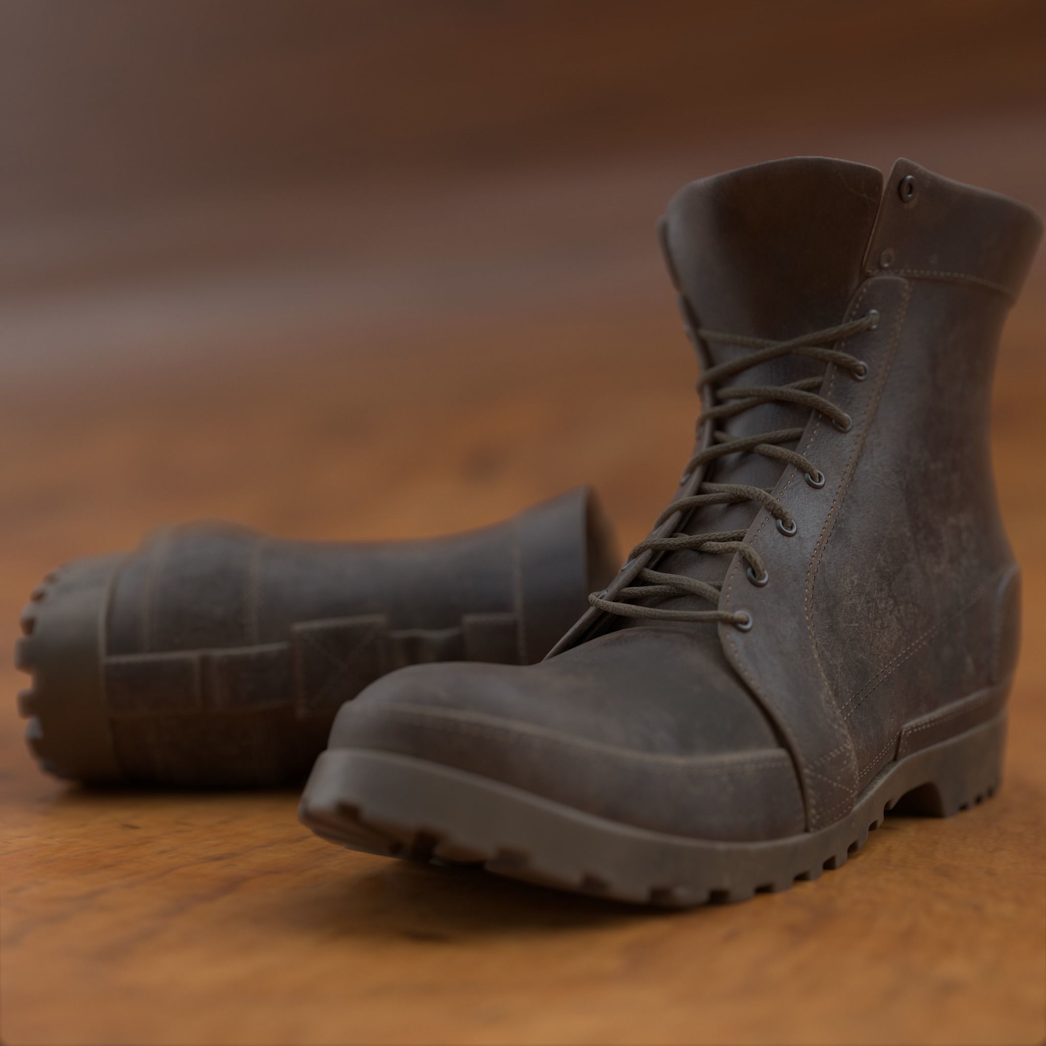 3D Model Boots 4K Textures 3D model | CGTrader