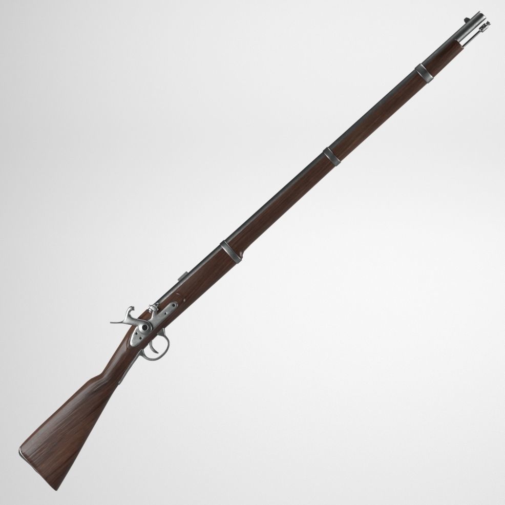 Musket 3D model | CGTrader