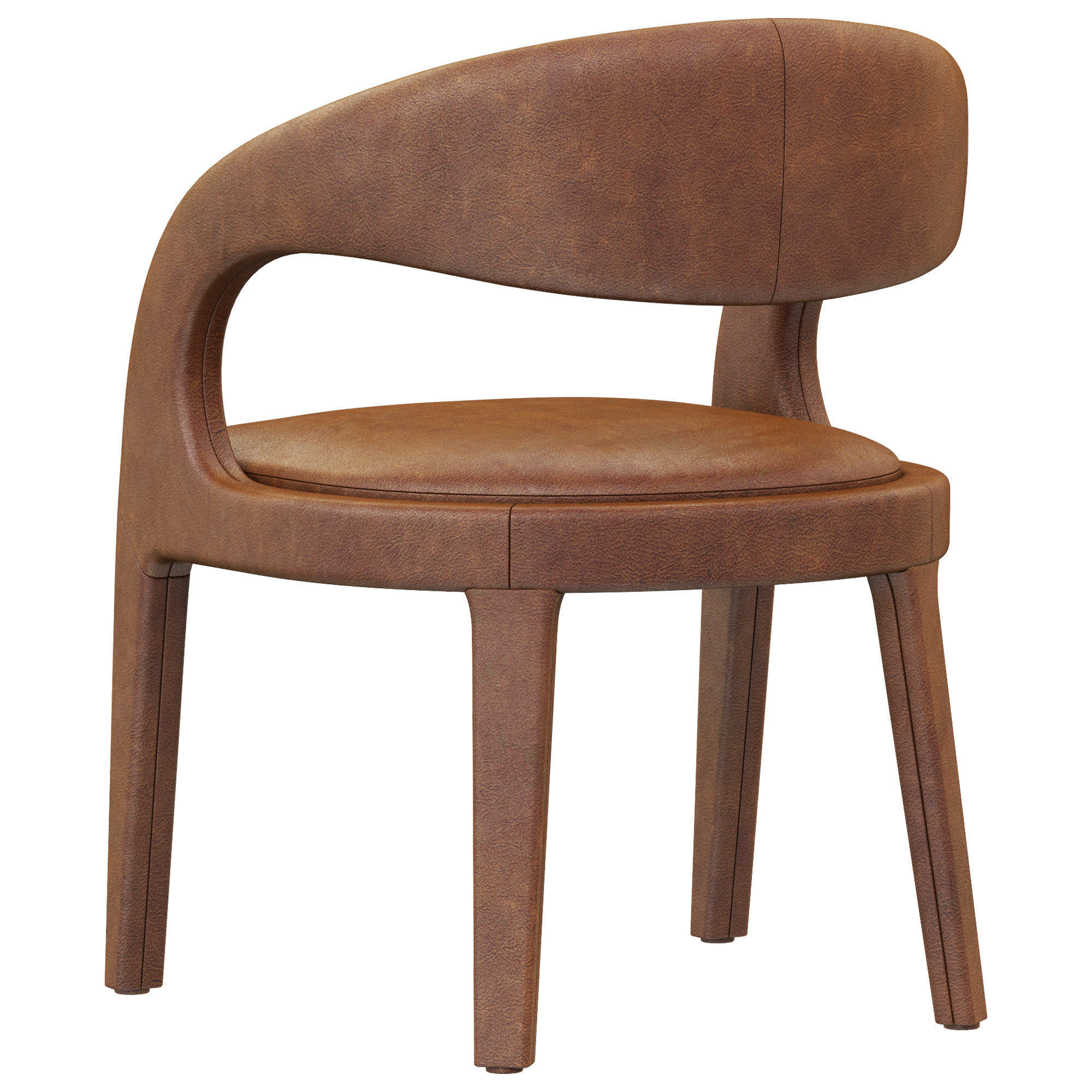 Coco Republic Pierre Dining Chair 3D model | CGTrader