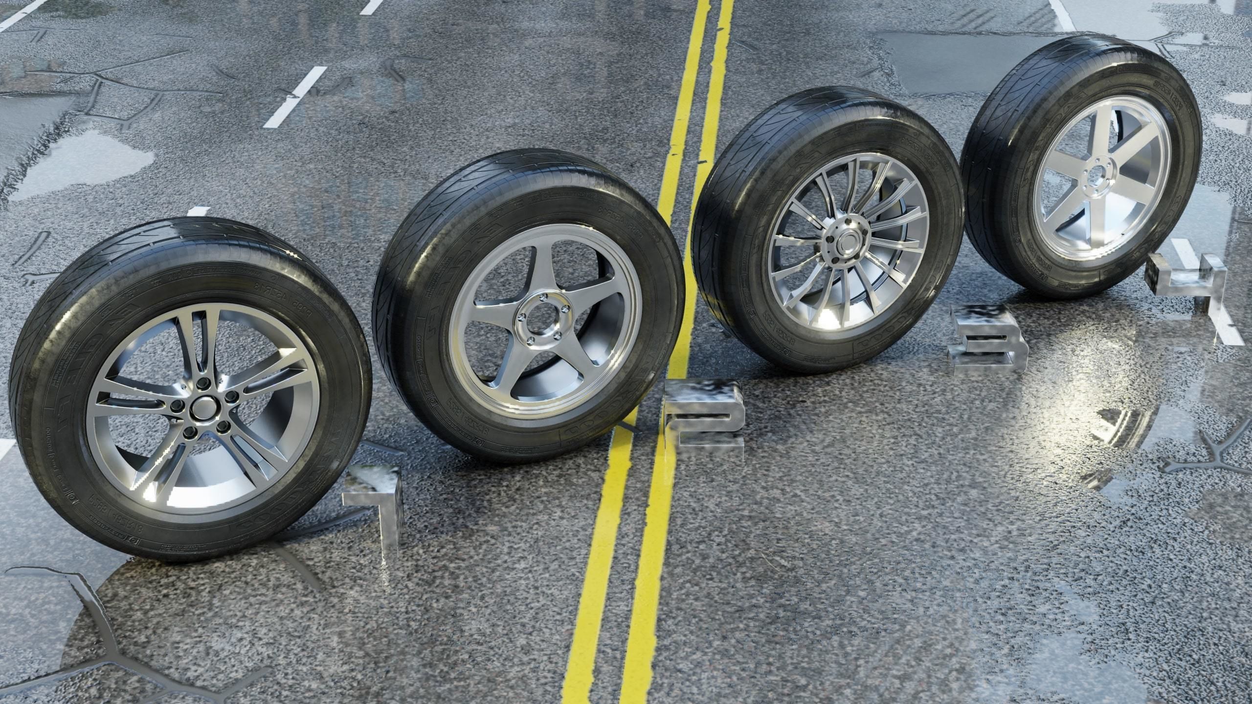The ultimate wheel pack 3D model | CGTrader