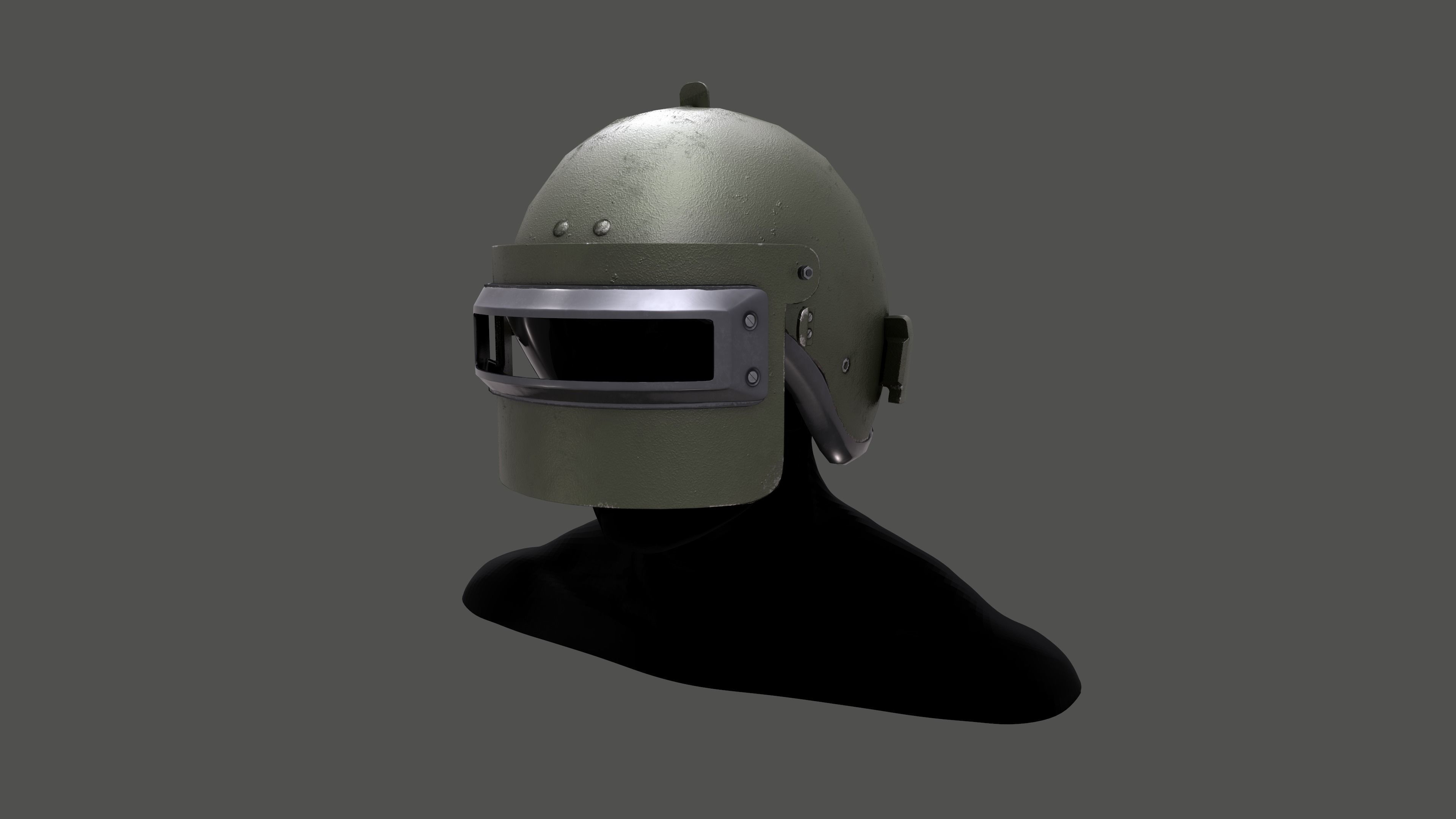 3D model Altyn K6-3 Helmet Low-poly game ready VR / AR / low-poly ...