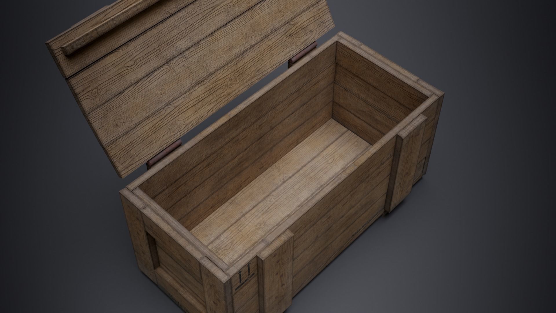 3D model Destructible Wooden Box - Game Ready VR / AR / low-poly | CGTrader