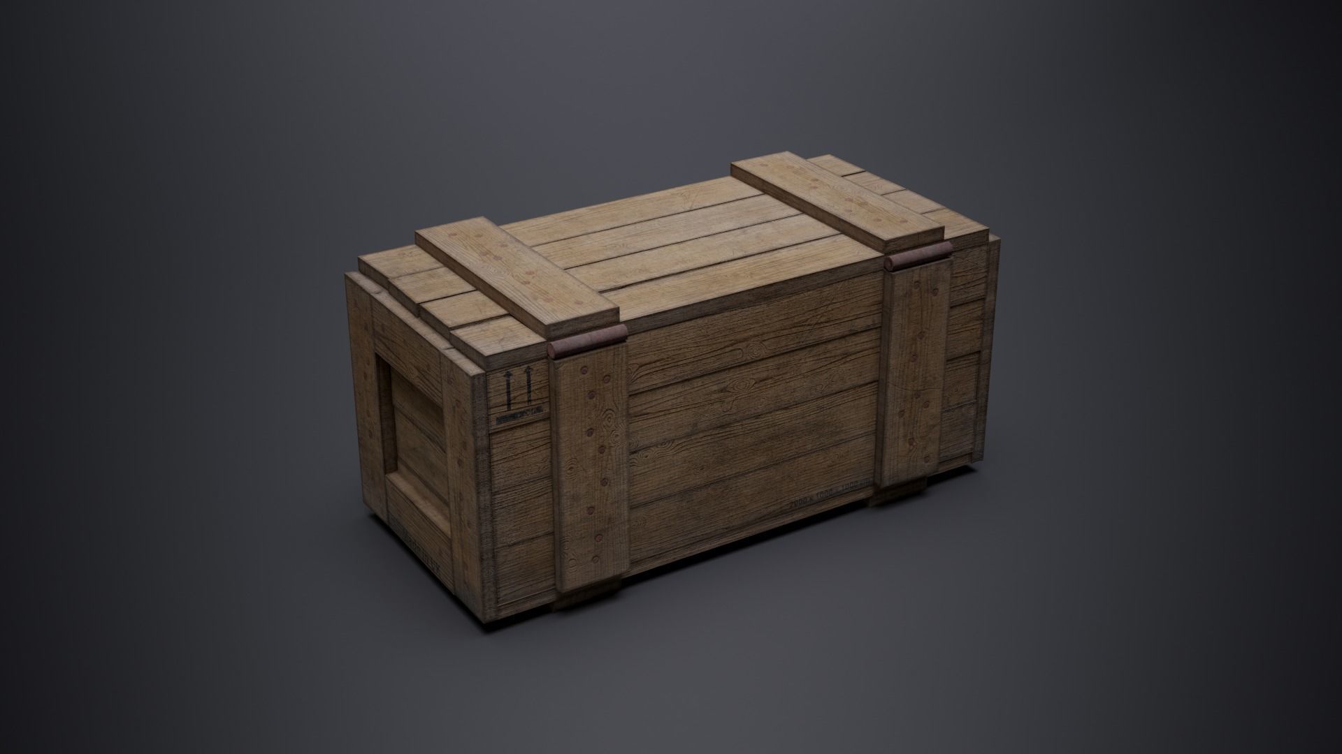 3D model Destructible Wooden Box - Game Ready VR / AR / low-poly | CGTrader