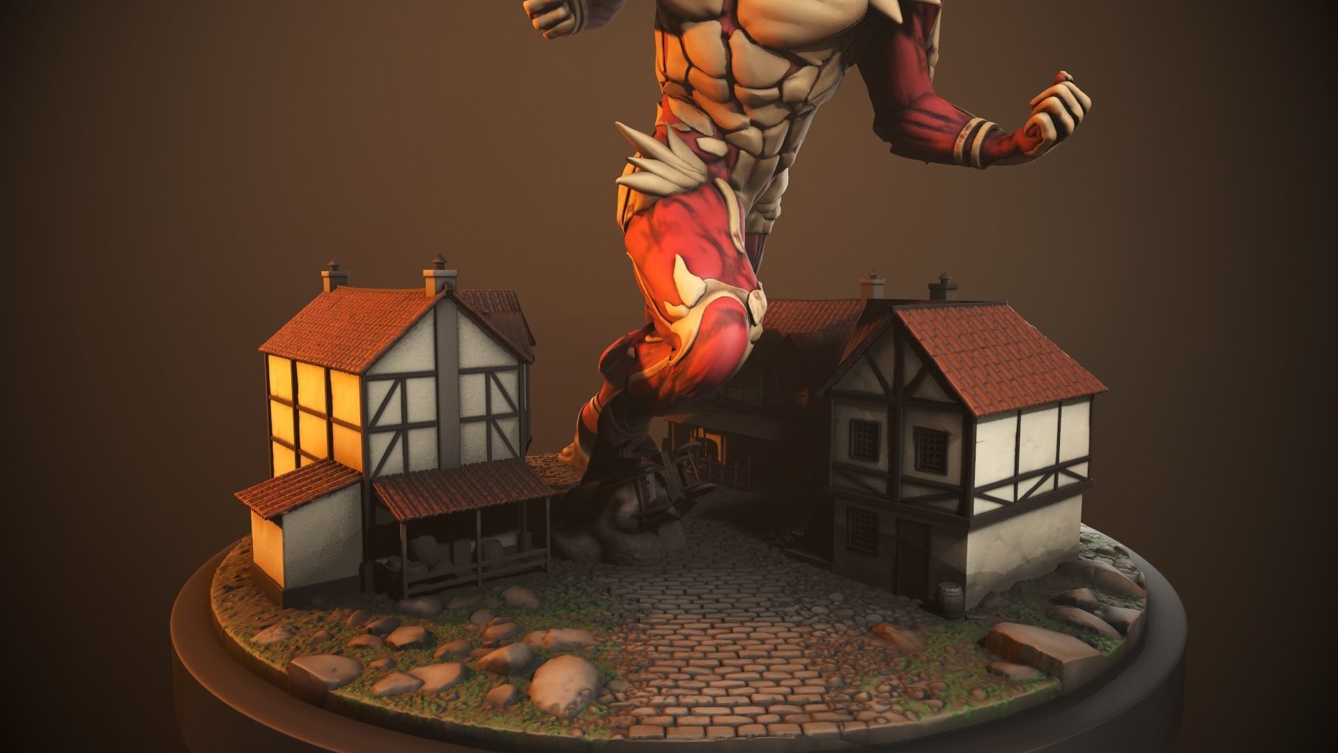 Reiner Armored Titan - Attack on Titan 3D model 3D printable | CGTrader