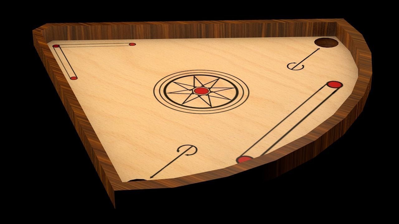3D model Mini Carrom Boards Pack VR / AR / low-poly | CGTrader