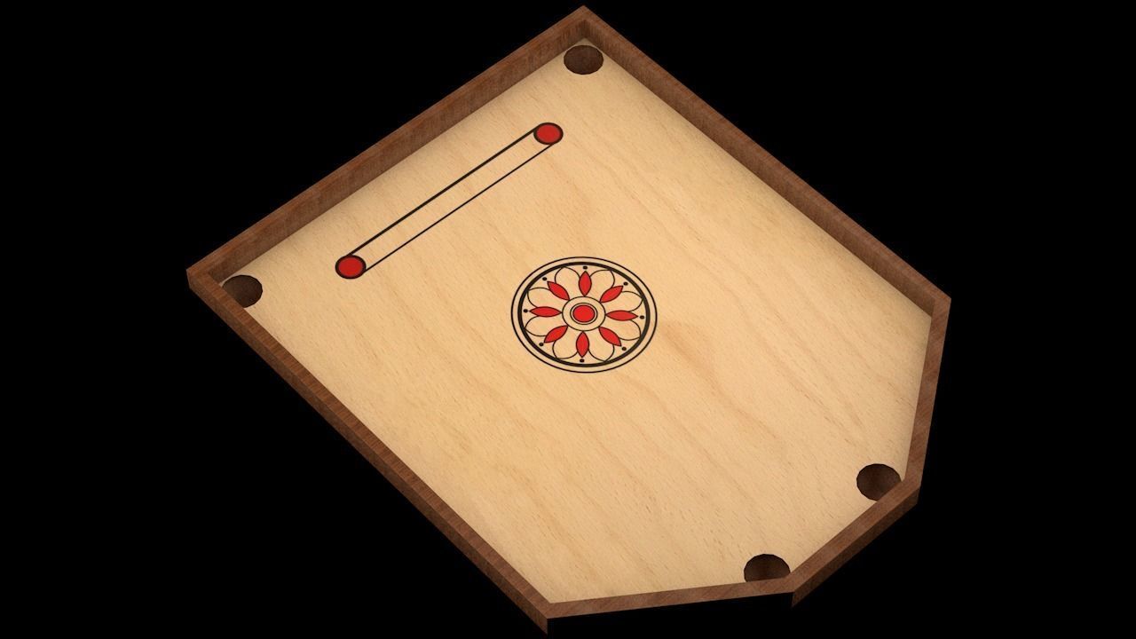 3D model Mini Carrom Boards Pack VR / AR / low-poly | CGTrader