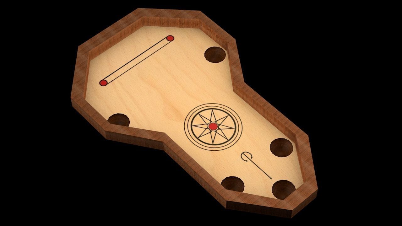 3D model Mini Carrom Boards Pack VR / AR / low-poly | CGTrader