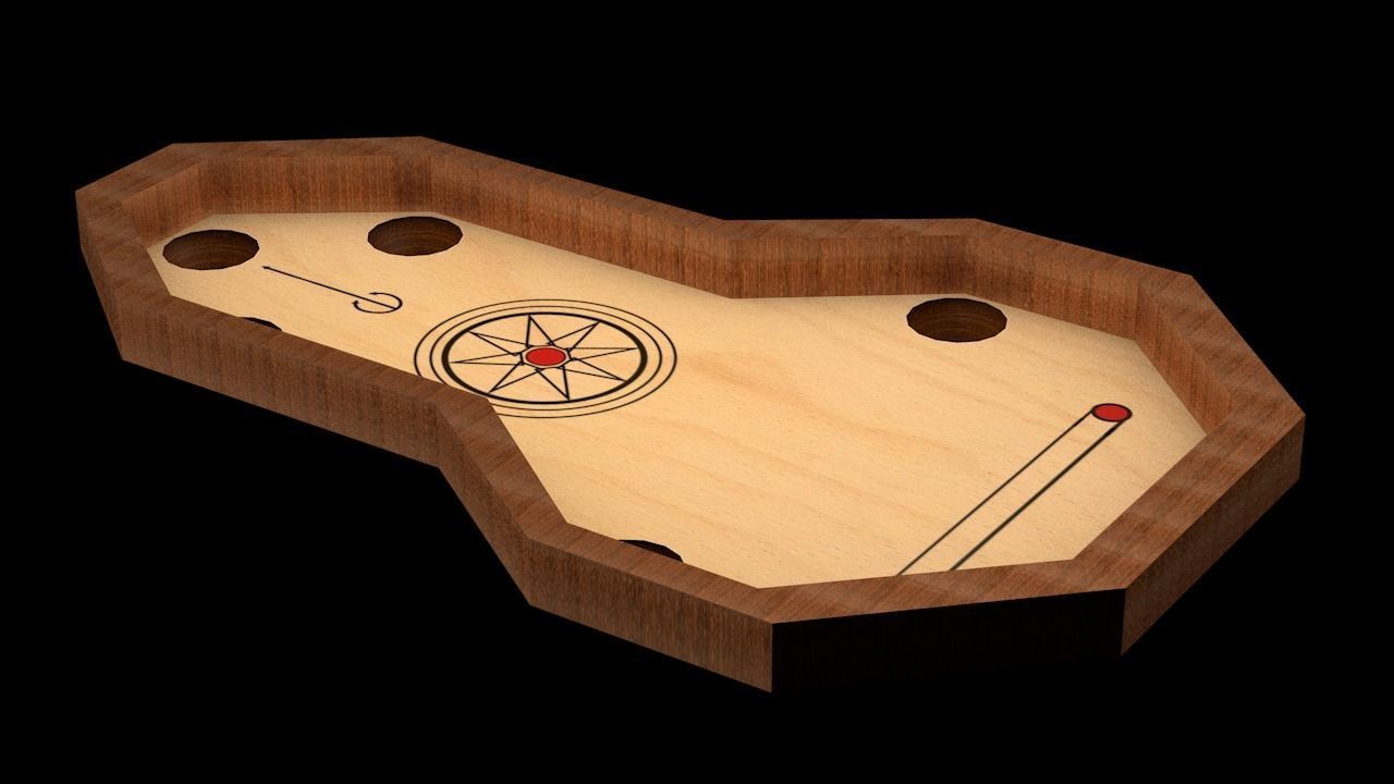 3D model Mini Carrom Boards Pack VR / AR / low-poly | CGTrader