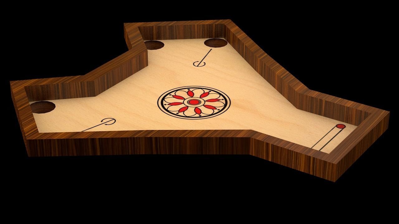 3D model Mini Carrom Boards Pack VR / AR / low-poly | CGTrader