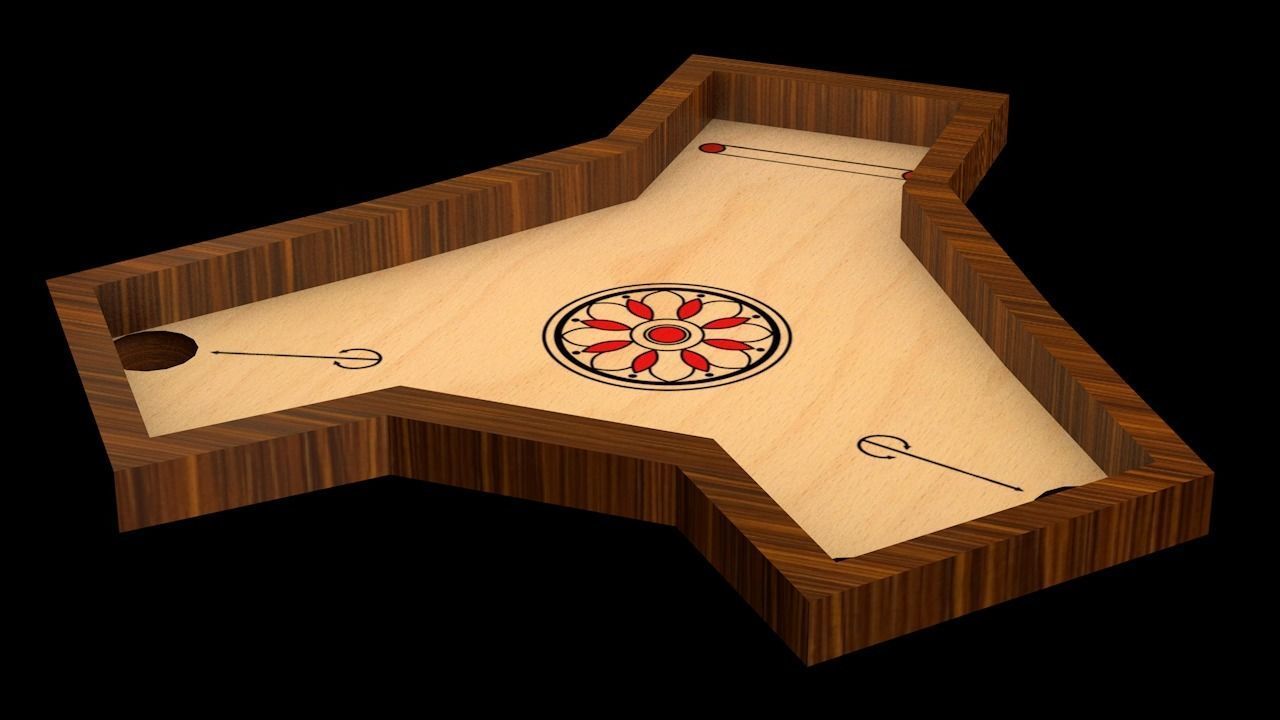 3D model Mini Carrom Boards Pack VR / AR / low-poly | CGTrader