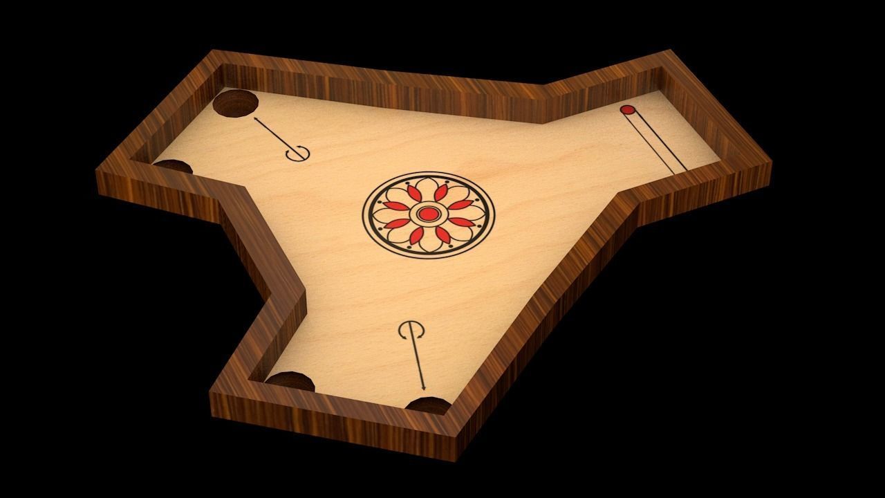 3D model Mini Carrom Boards Pack VR / AR / low-poly | CGTrader