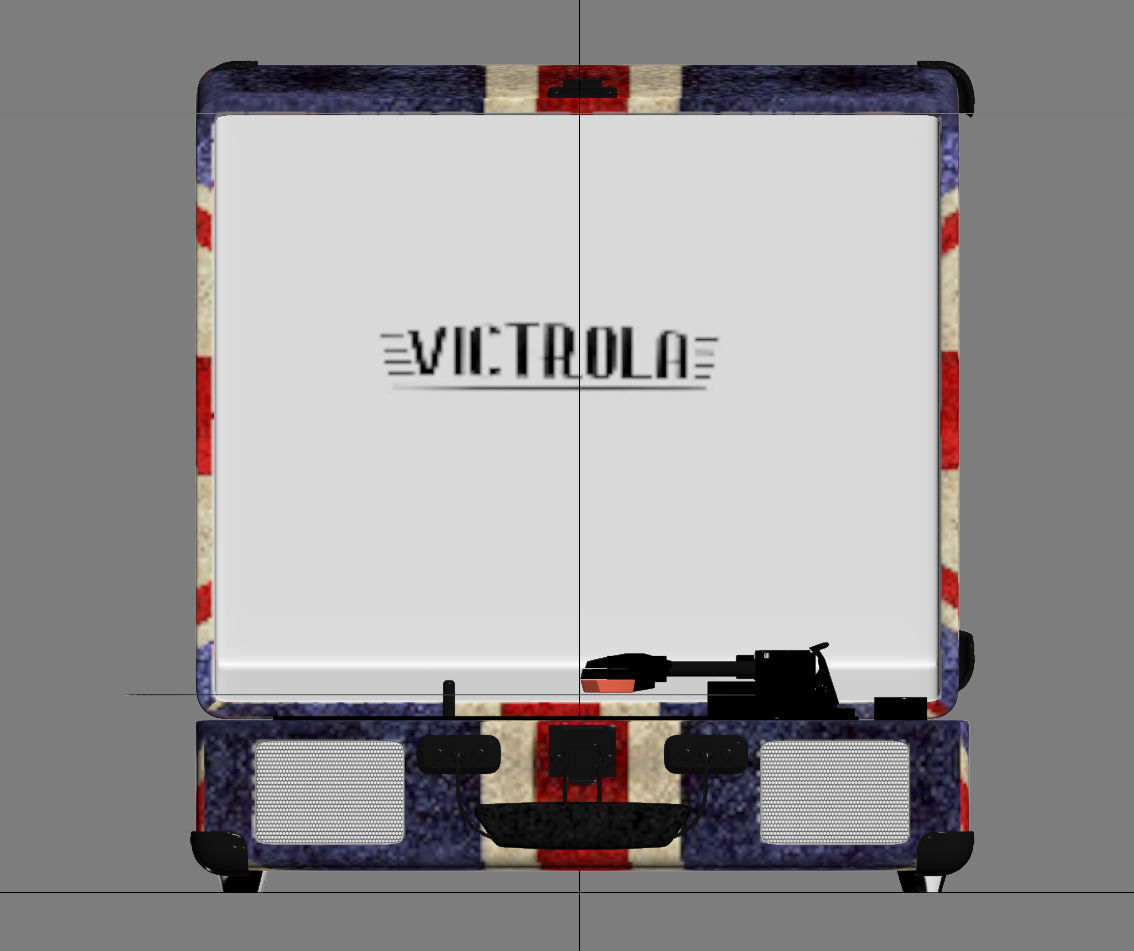 3D model Victrola Vsc-550bt Tornamesa Parlante Bluetooth UK flag VR ...
