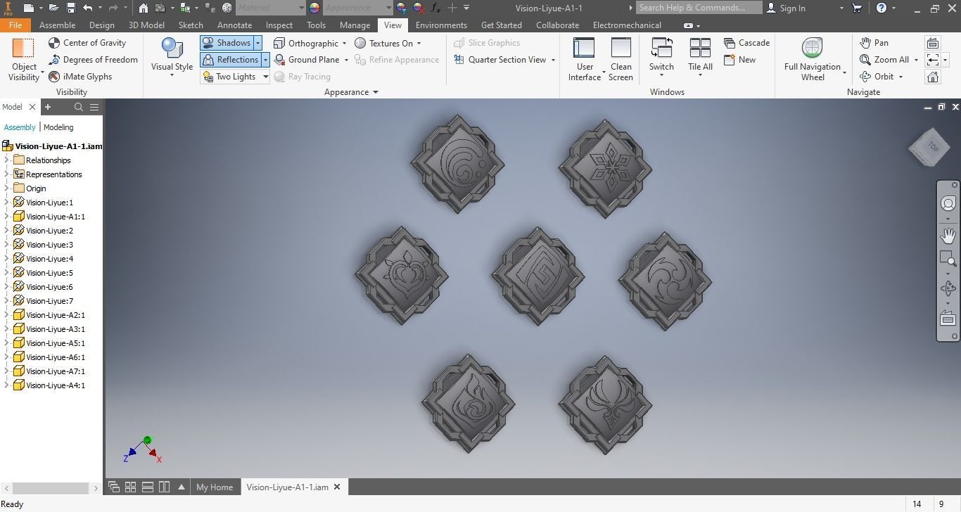 Genshin Impact Full Elemental Vision Texture | CGTrader
