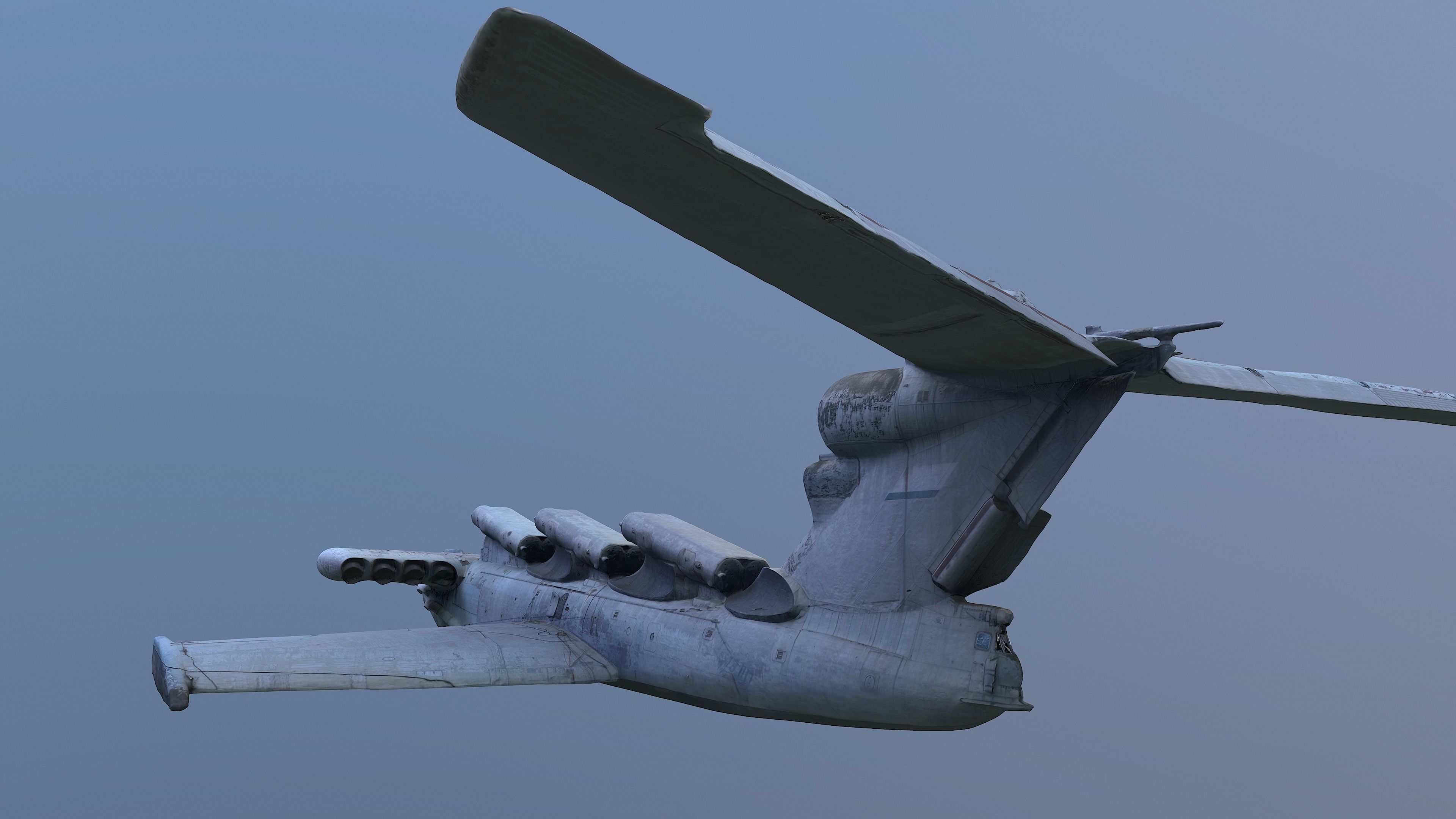 3D model Caspian Sea Monster ekranoplan Lun Low poly VR / AR / low-poly ...