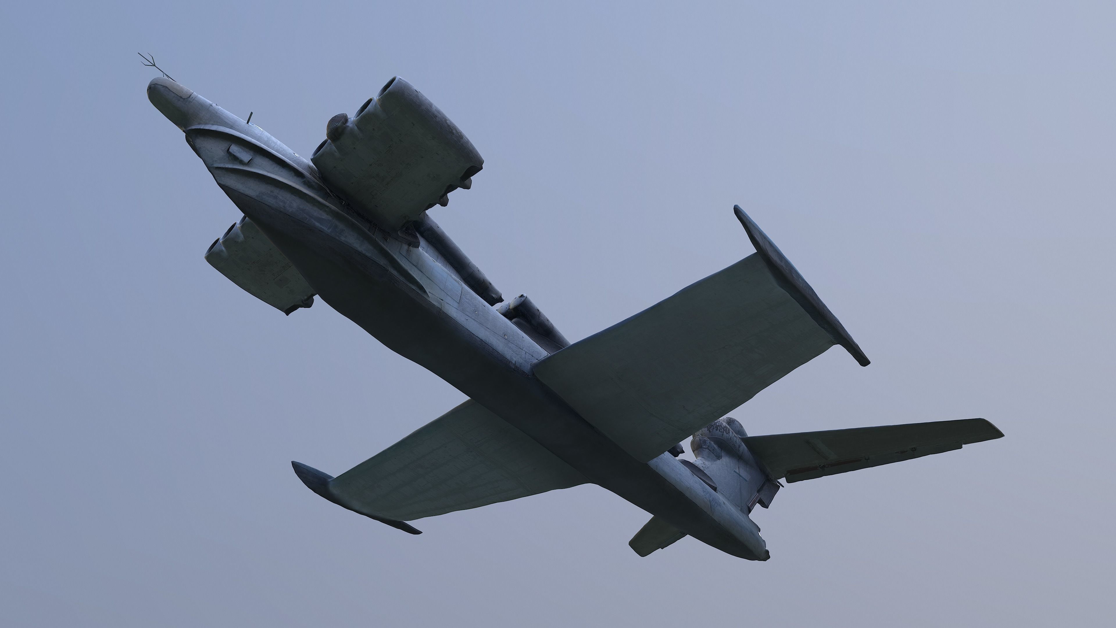 3D model Caspian Sea Monster ekranoplan Lun Low poly VR / AR / low-poly ...