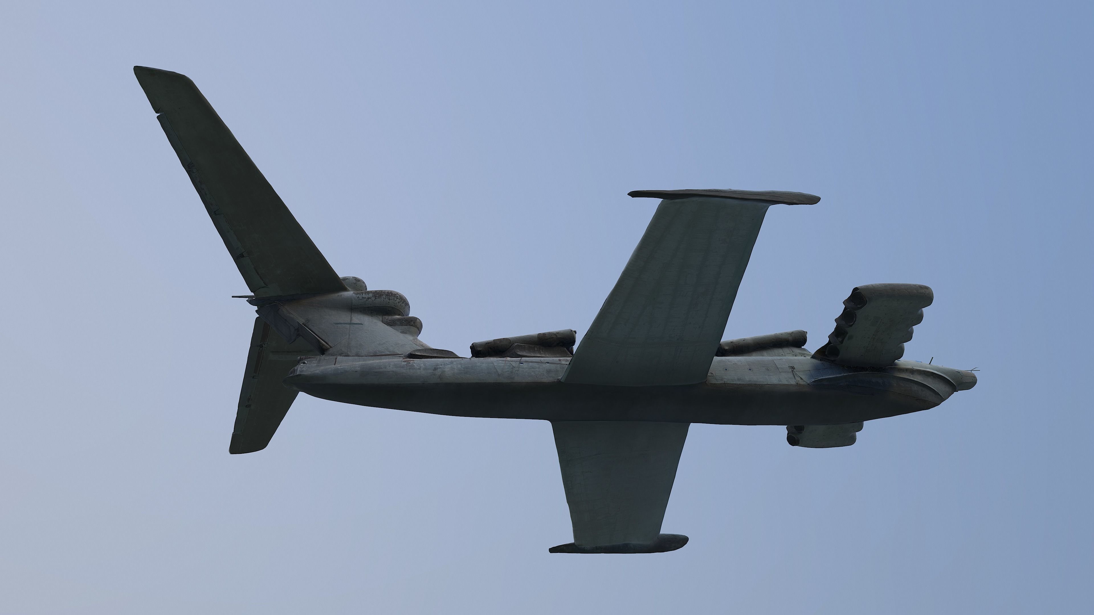 3D model Caspian Sea Monster ekranoplan Lun Low poly VR / AR / low-poly ...