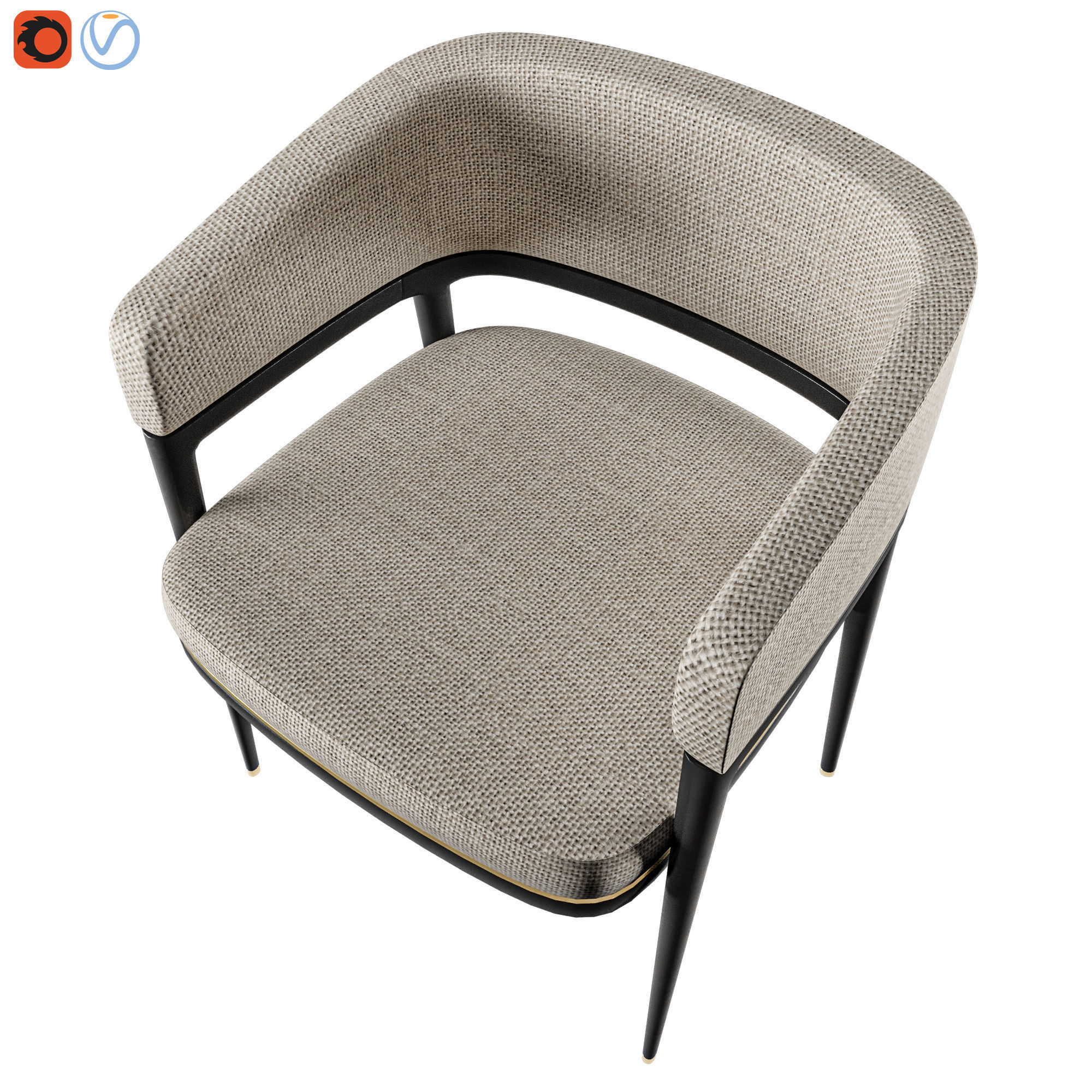 MARK - Dining Chair 3D model | CGTrader