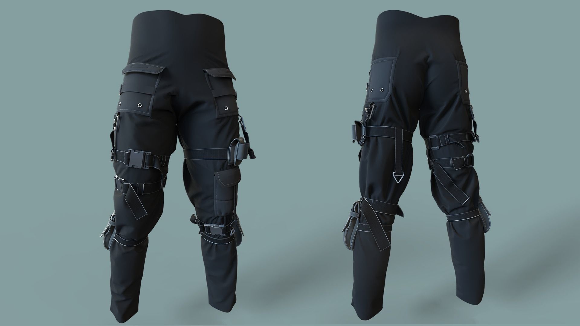Tactical Outfit Marvelous Designer project 3D model | CGTrader