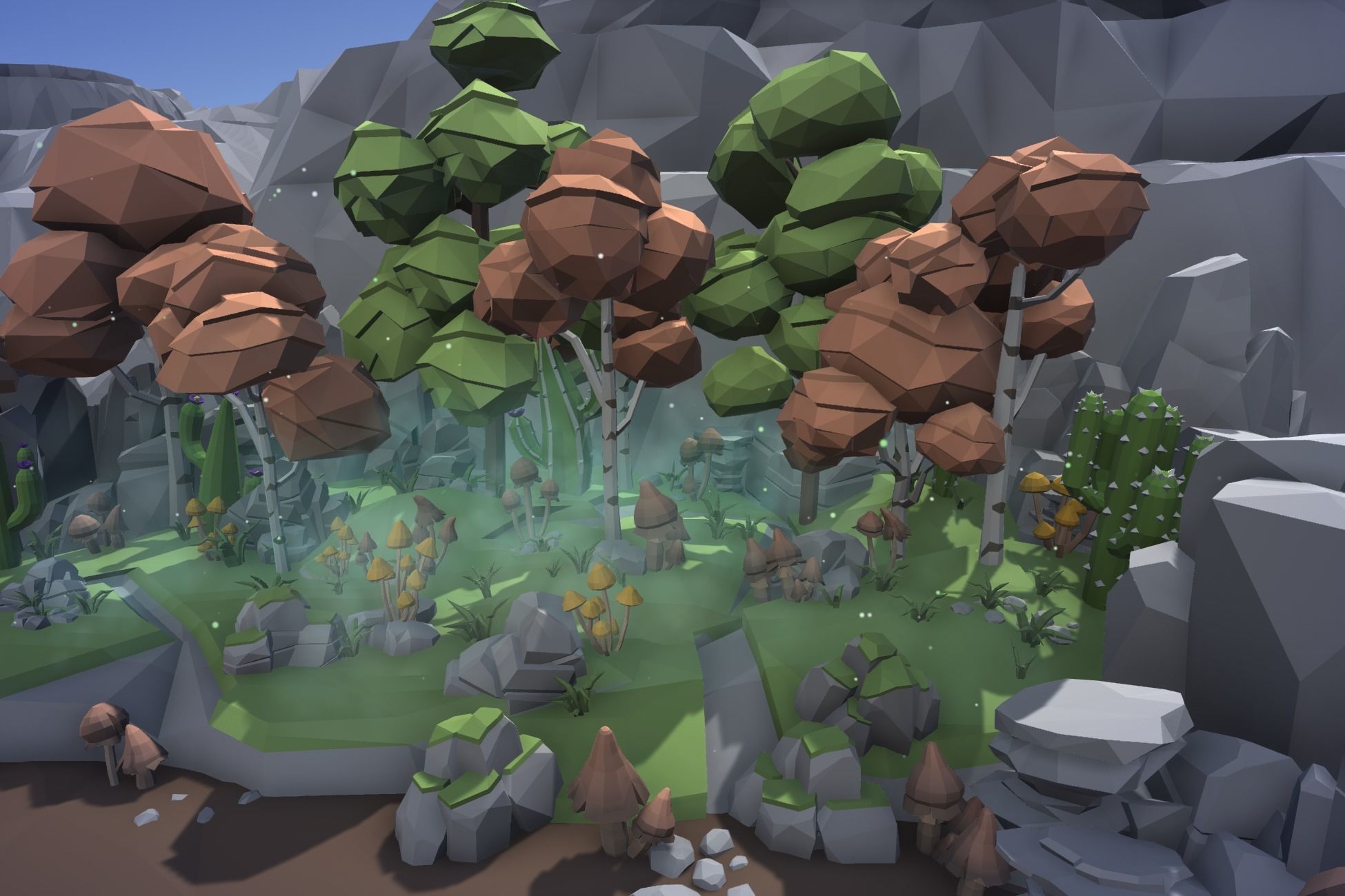 3D model Ultimate Low Poly Mining and Cave Pack VR / AR / low-poly ...