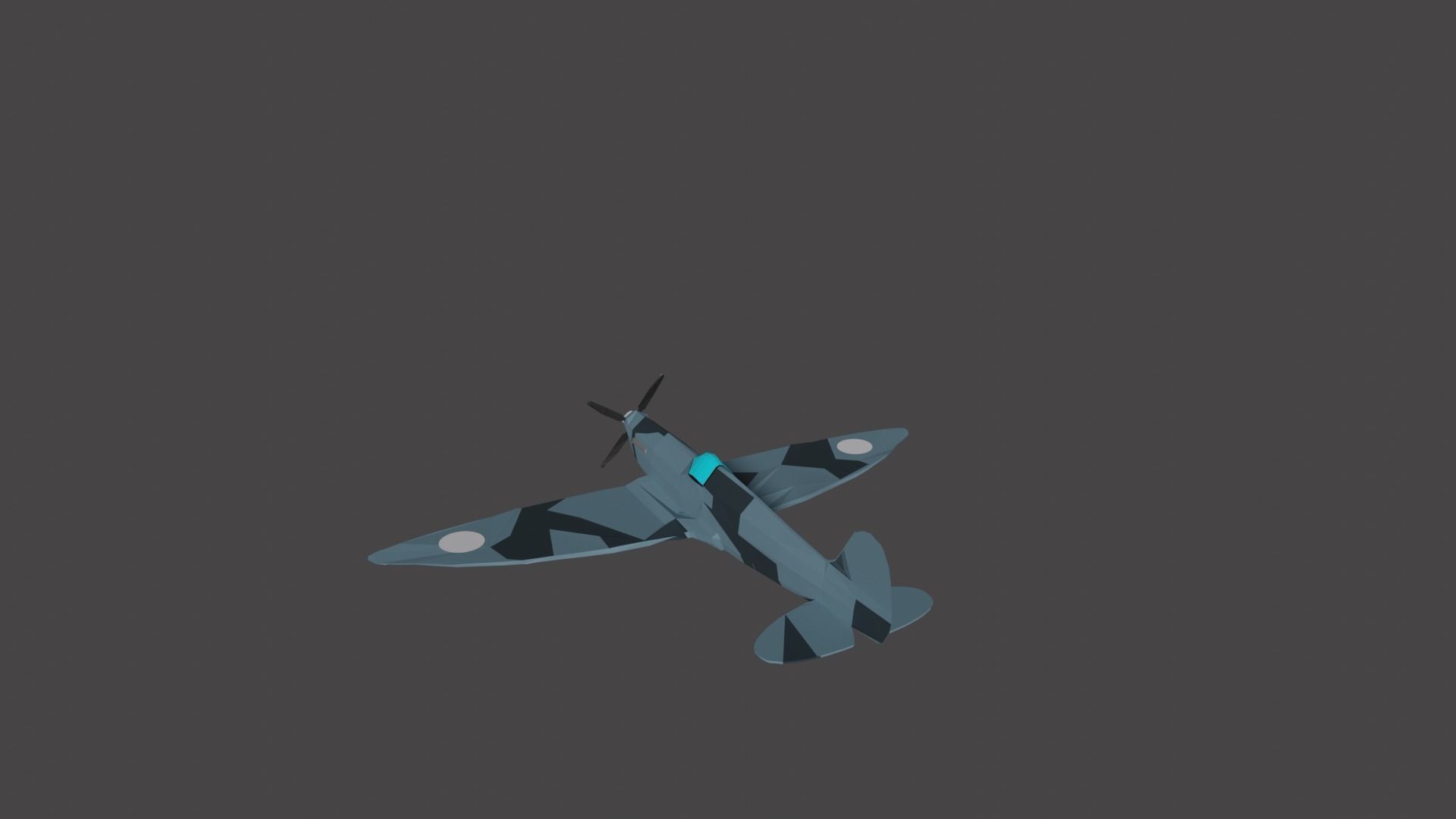 Cartoon Spitfire free VR / AR / low-poly 3D model | CGTrader