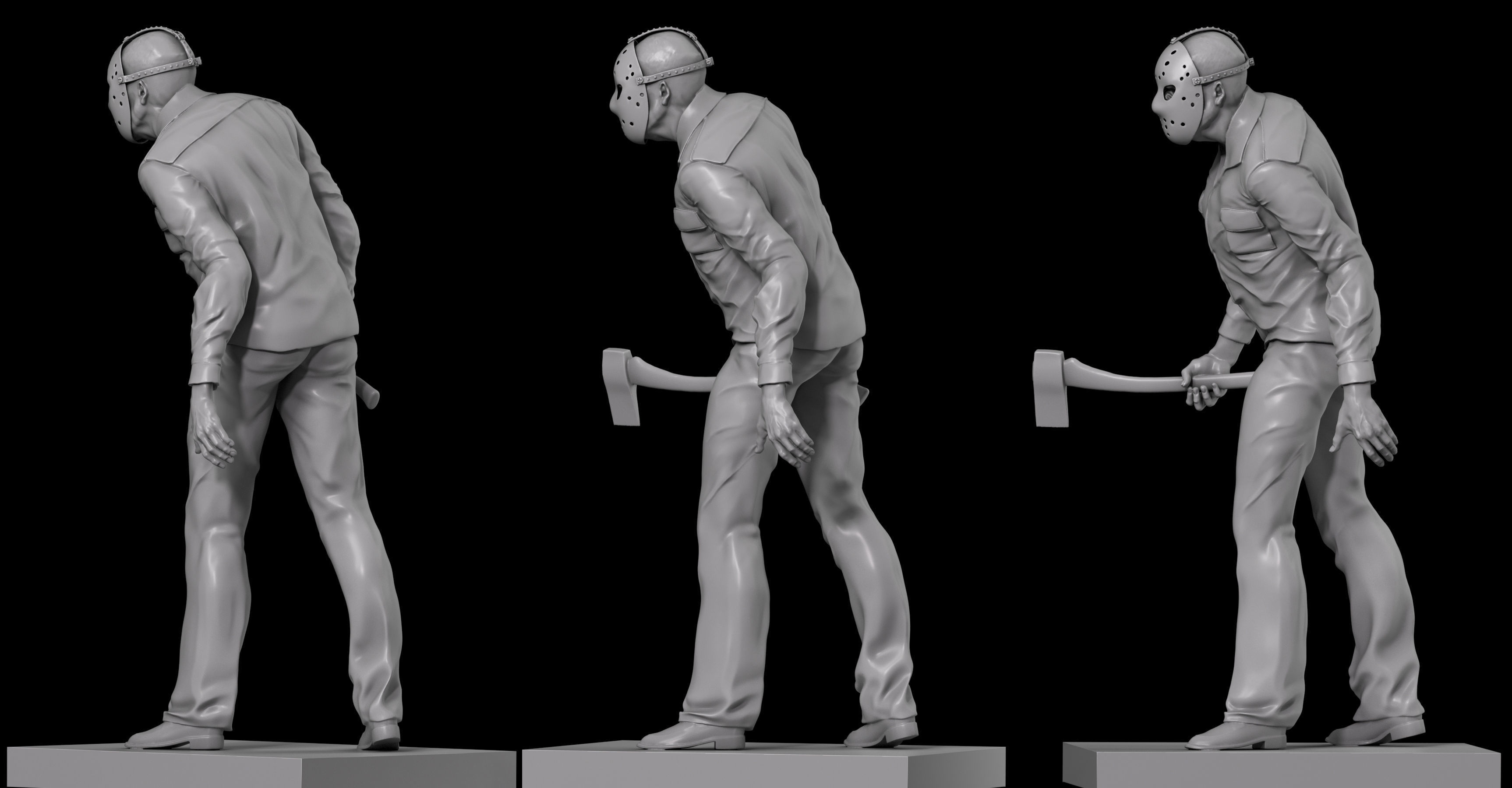 Jason Voorhees 3D print model 3D model 3D printable | CGTrader