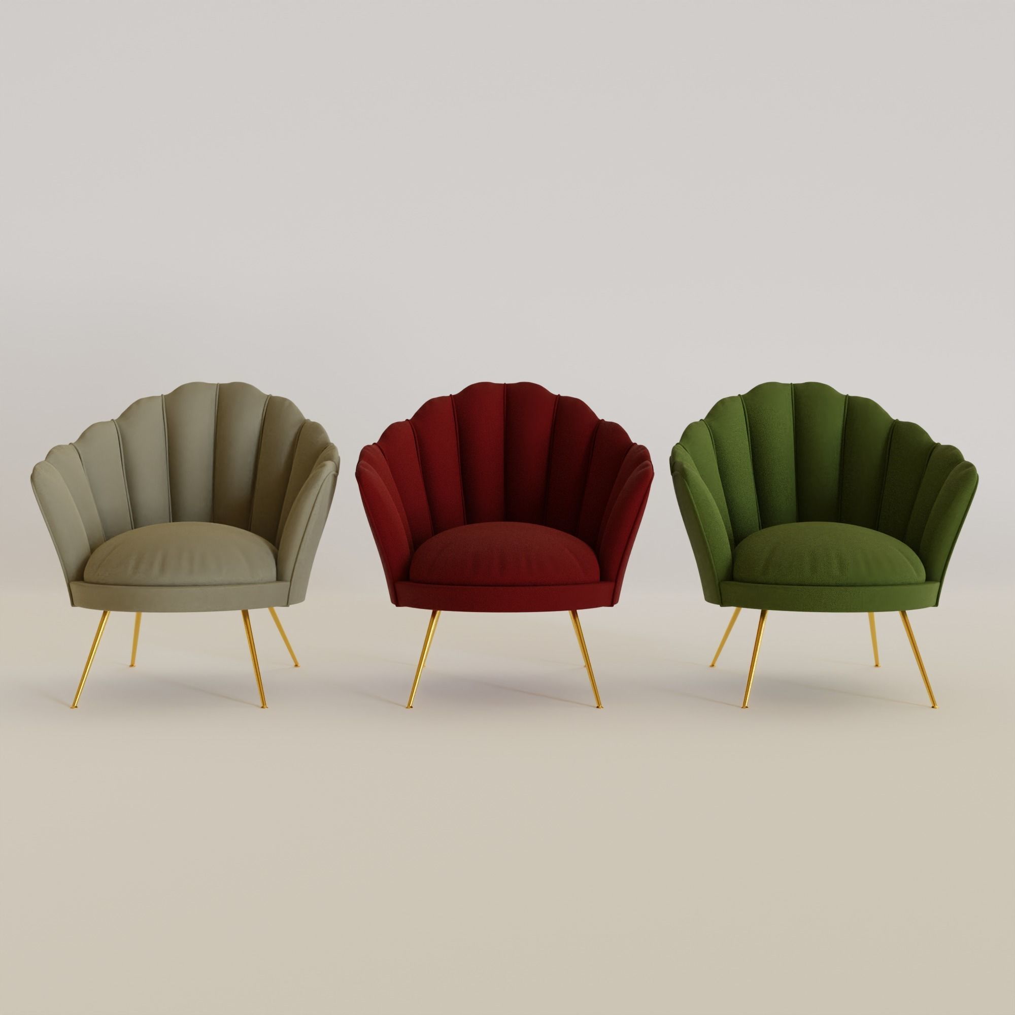 Demers Barrel Chair free 3D model | CGTrader