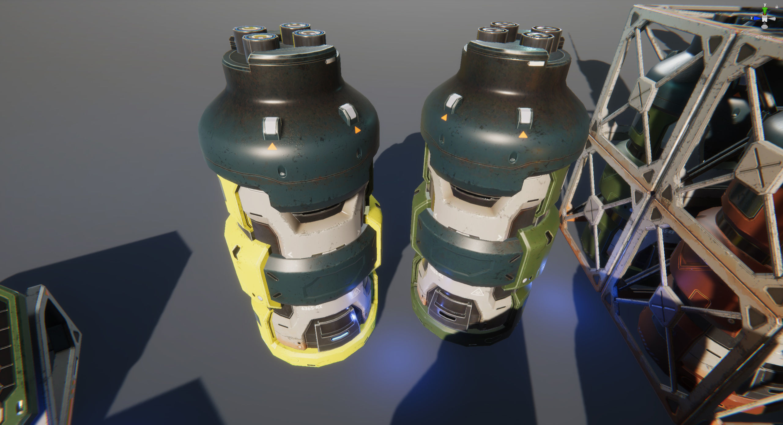 3D model Sci-Fi Props Pack vol 2 VR / AR / low-poly | CGTrader