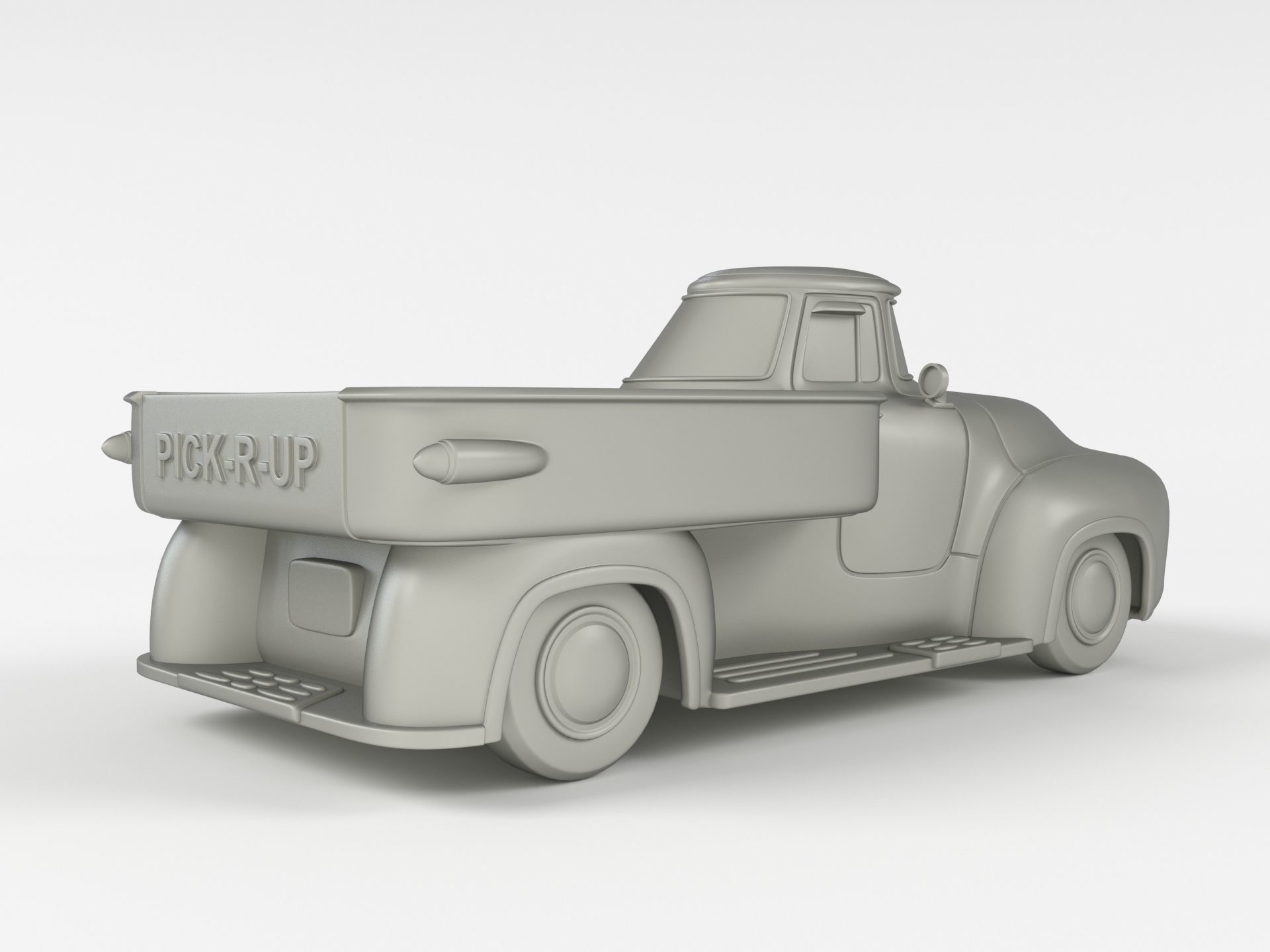 Pick-R-Up Truck Fallout 4 3D model 3D printable | CGTrader