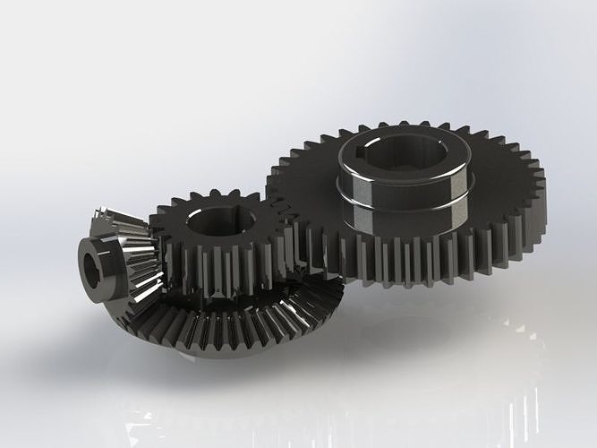 Meshing Gears - Gear Mechanism 3D model animated | CGTrader