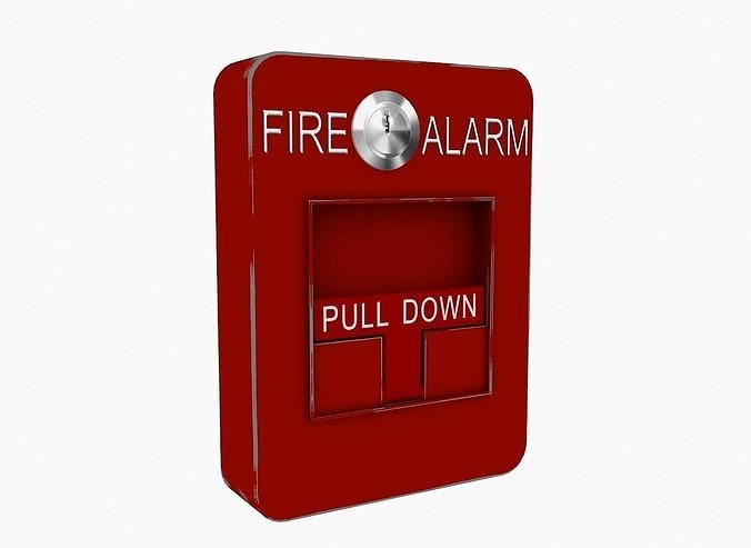 3D model 3D FIRE ALARM VR / AR / low-poly | CGTrader