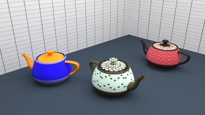 The Teapots teapot 3D model | CGTrader