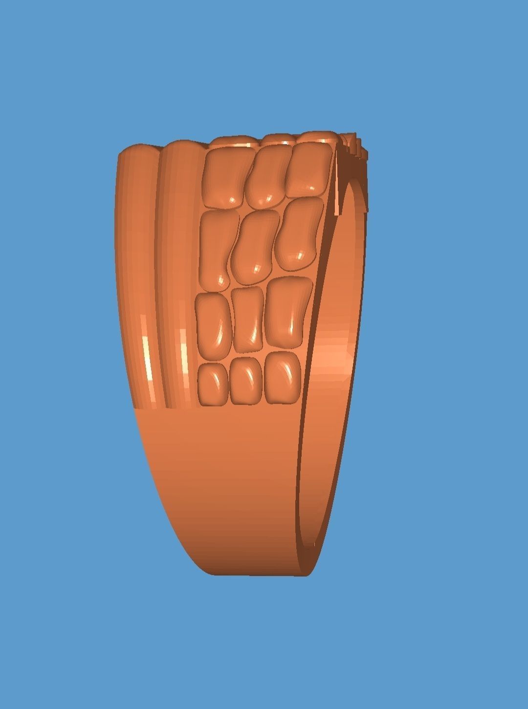 casting gents ring 3D model | CGTrader