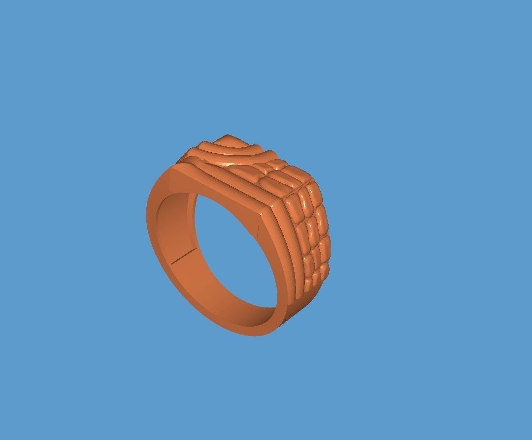 casting gents ring 3D model | CGTrader