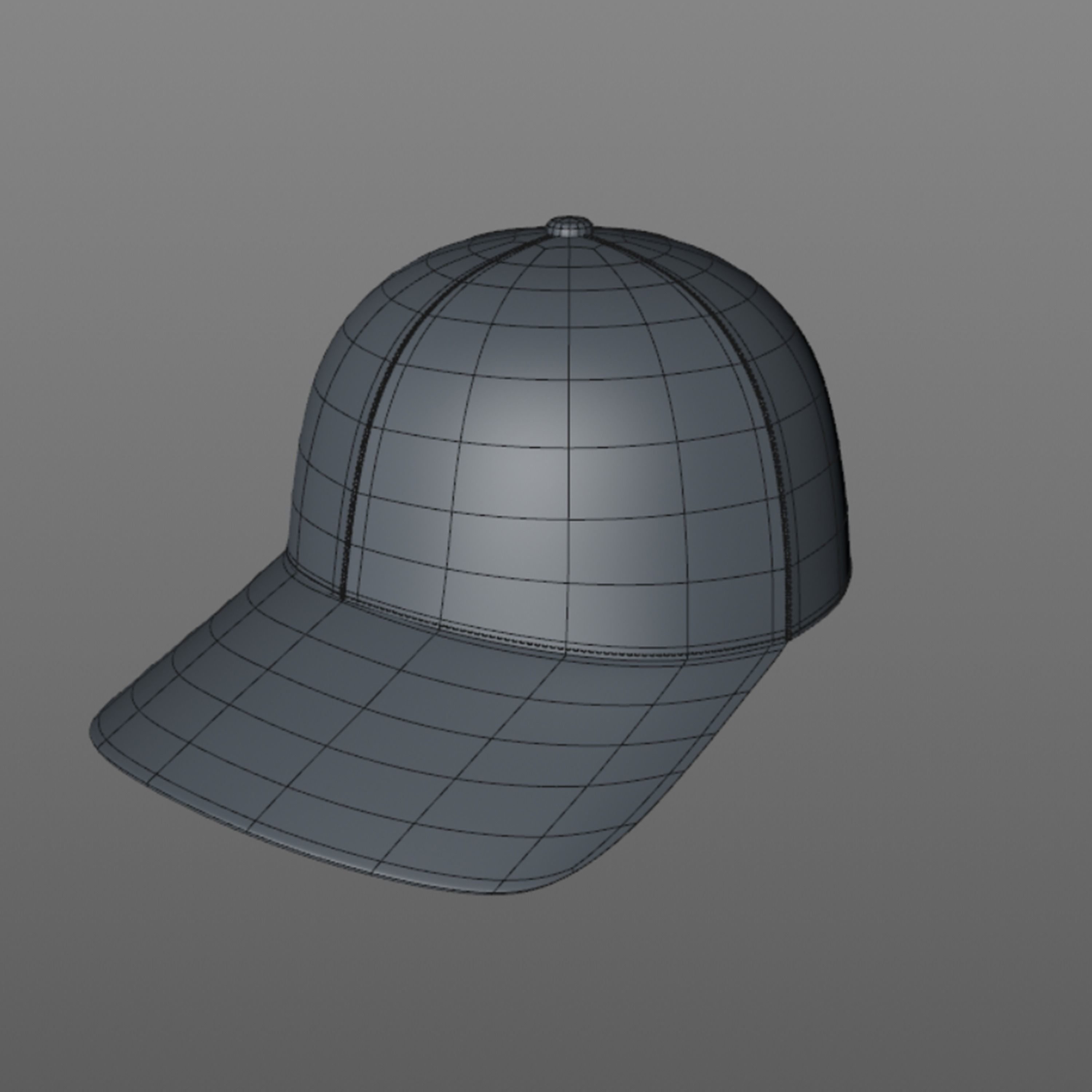 Baseball Cap Pbr Low Poly 3d Model Free Vr Ar Low Poly 3d Model