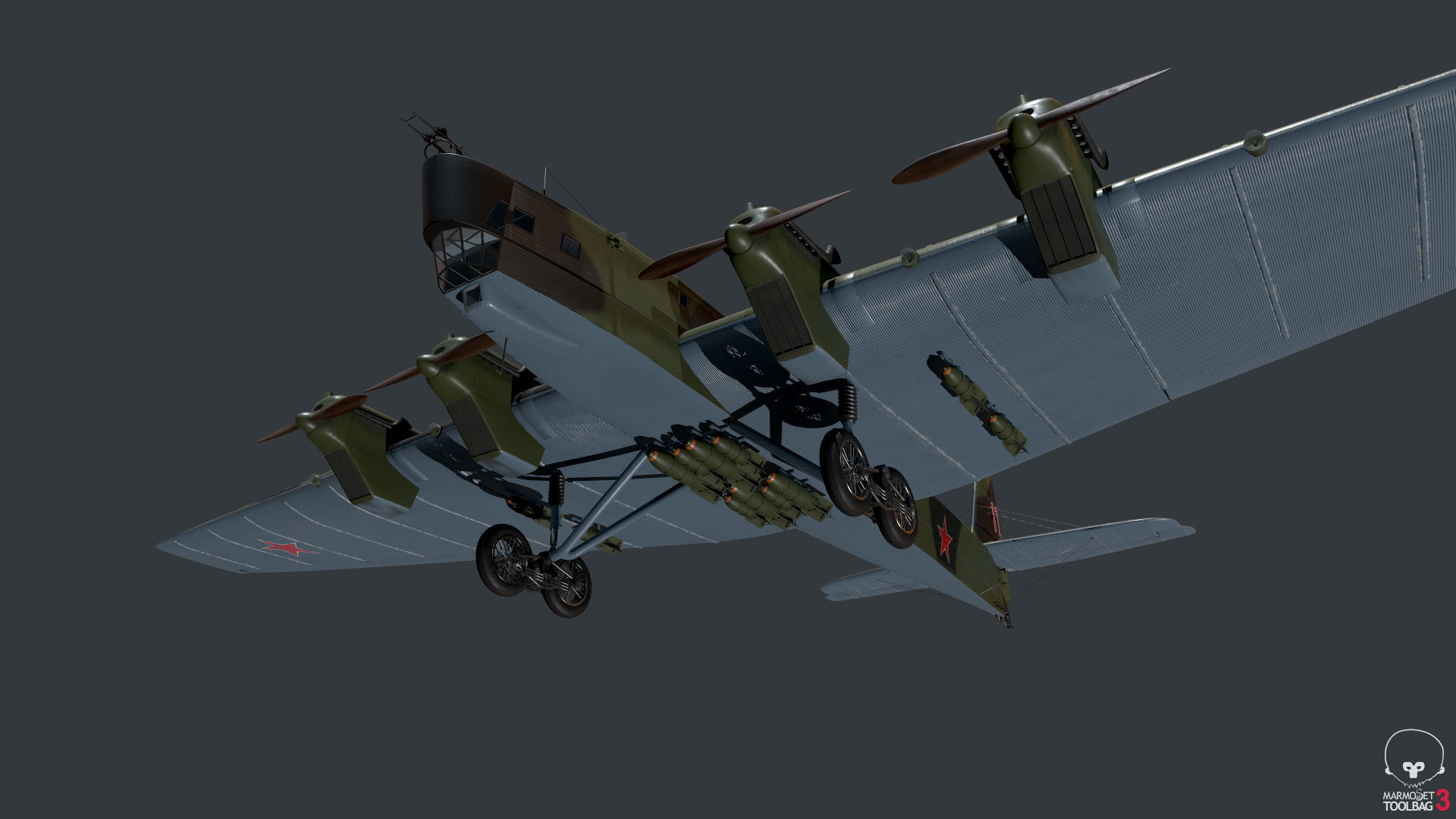 Tupolev TB3 3D model | CGTrader