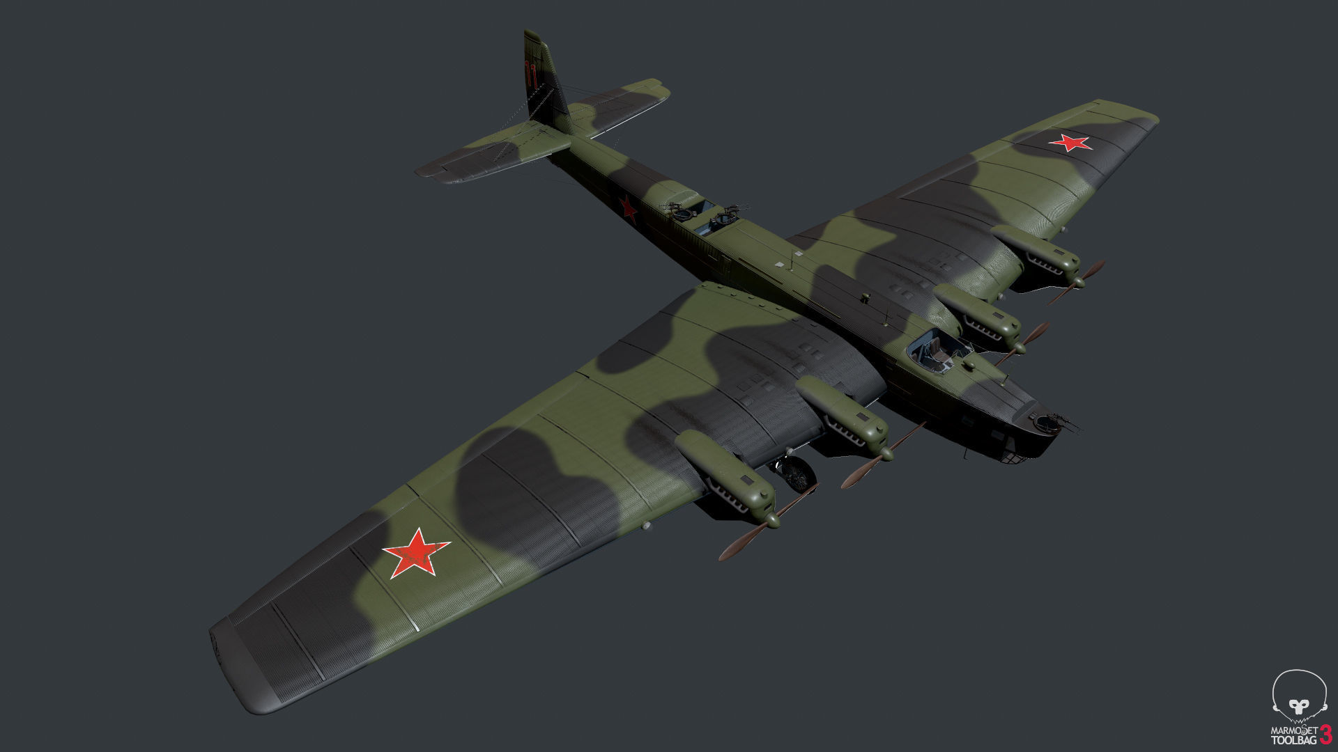 Tupolev TB3 3D model | CGTrader